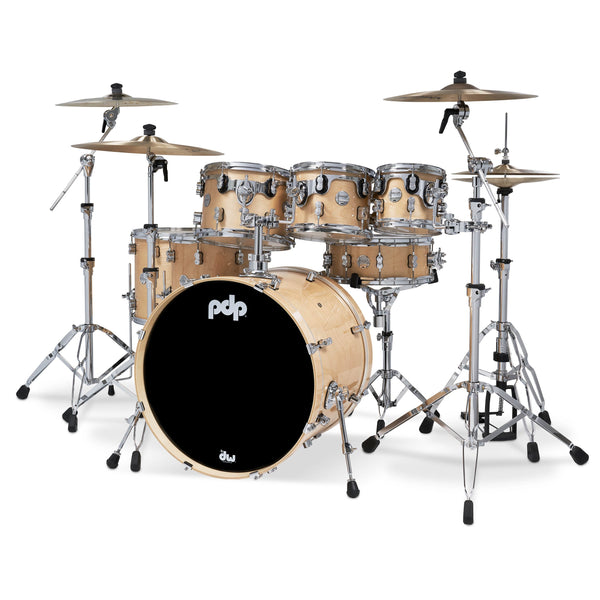 PDP Concept Maple 7-Piece Shell Pack Natural Lacquer | Music Experience ...
